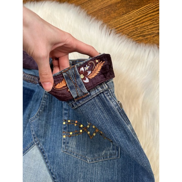 Mudd | Skirts | Nwt Vintage Y2k 9s Mudd Patchwork Sequin Mini Micro ...